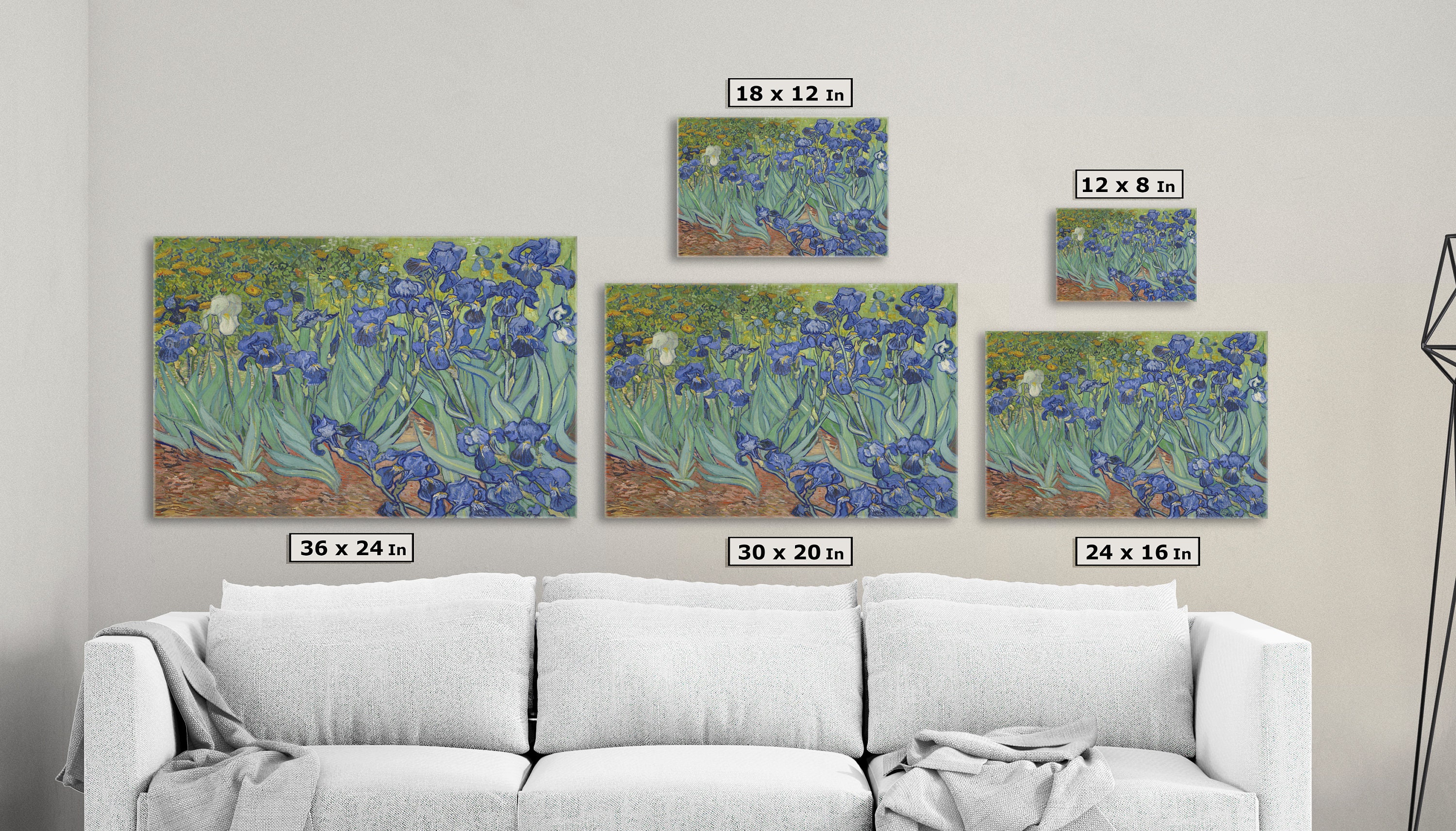 Irises (vincent Van Gogh), Post-impressionism, Framed Fine Art Print in ...