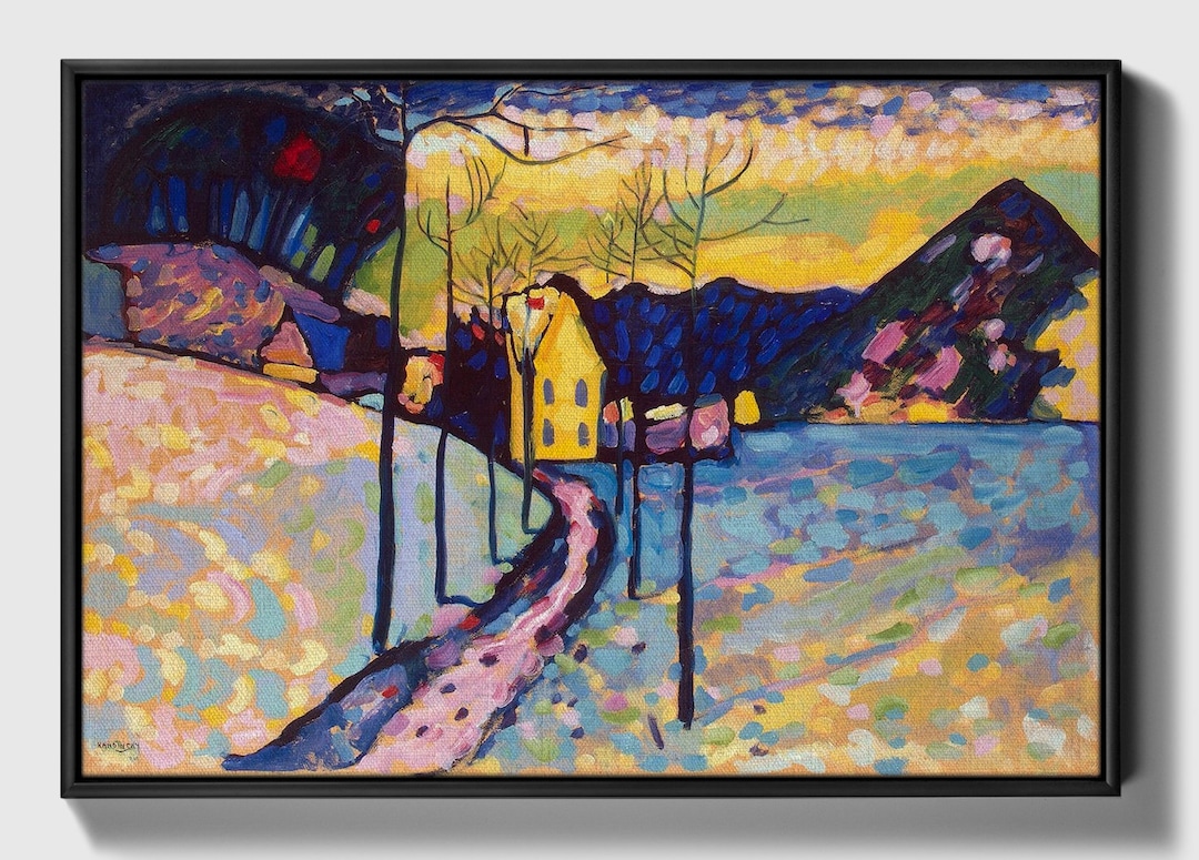 Winter Landscape (wassily Kandinsky 1910), Canvas Art Reproduction ...