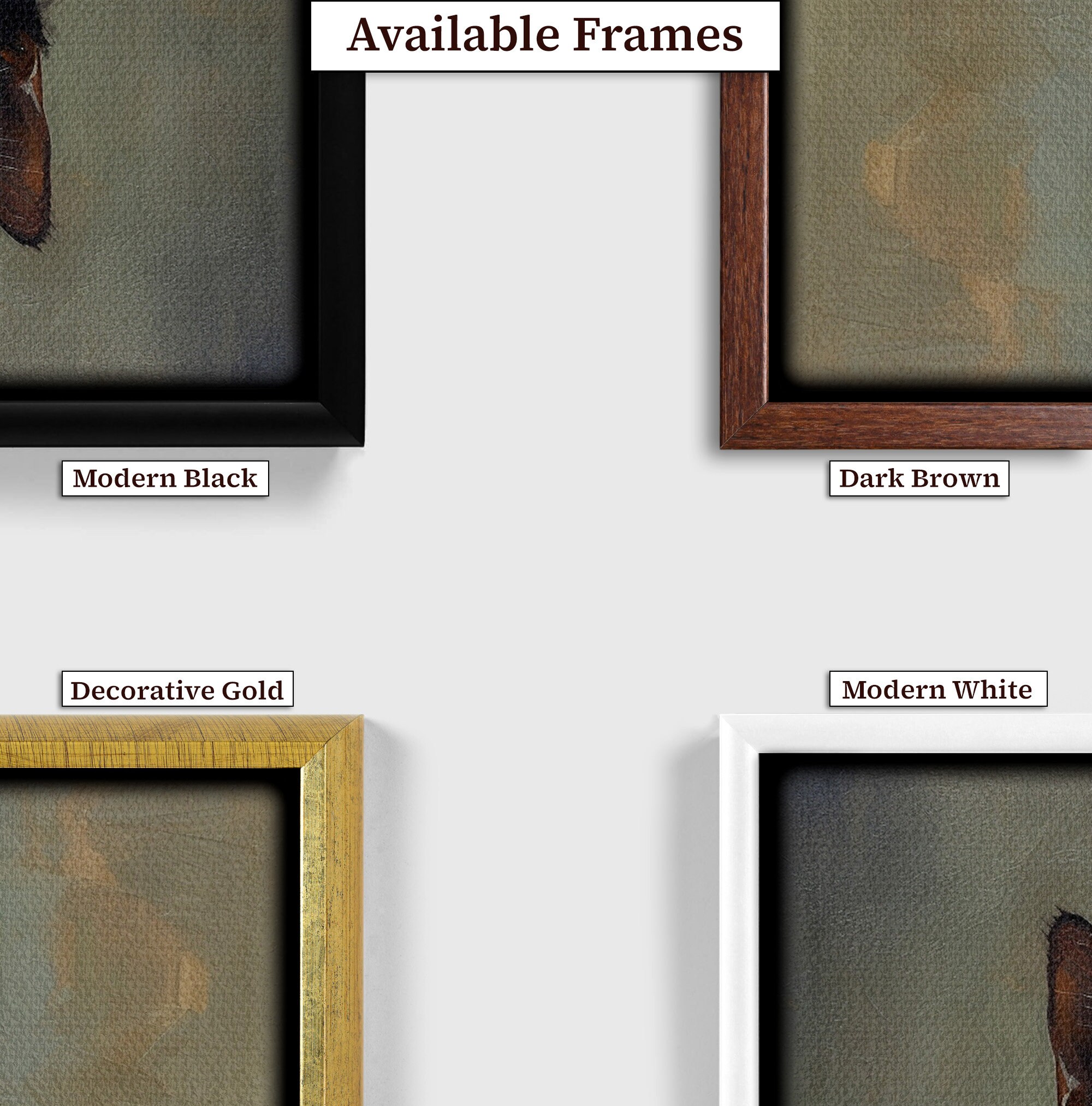 Forest Warlock, Vintage Photography Art Style Print on Canvas, Dark ...