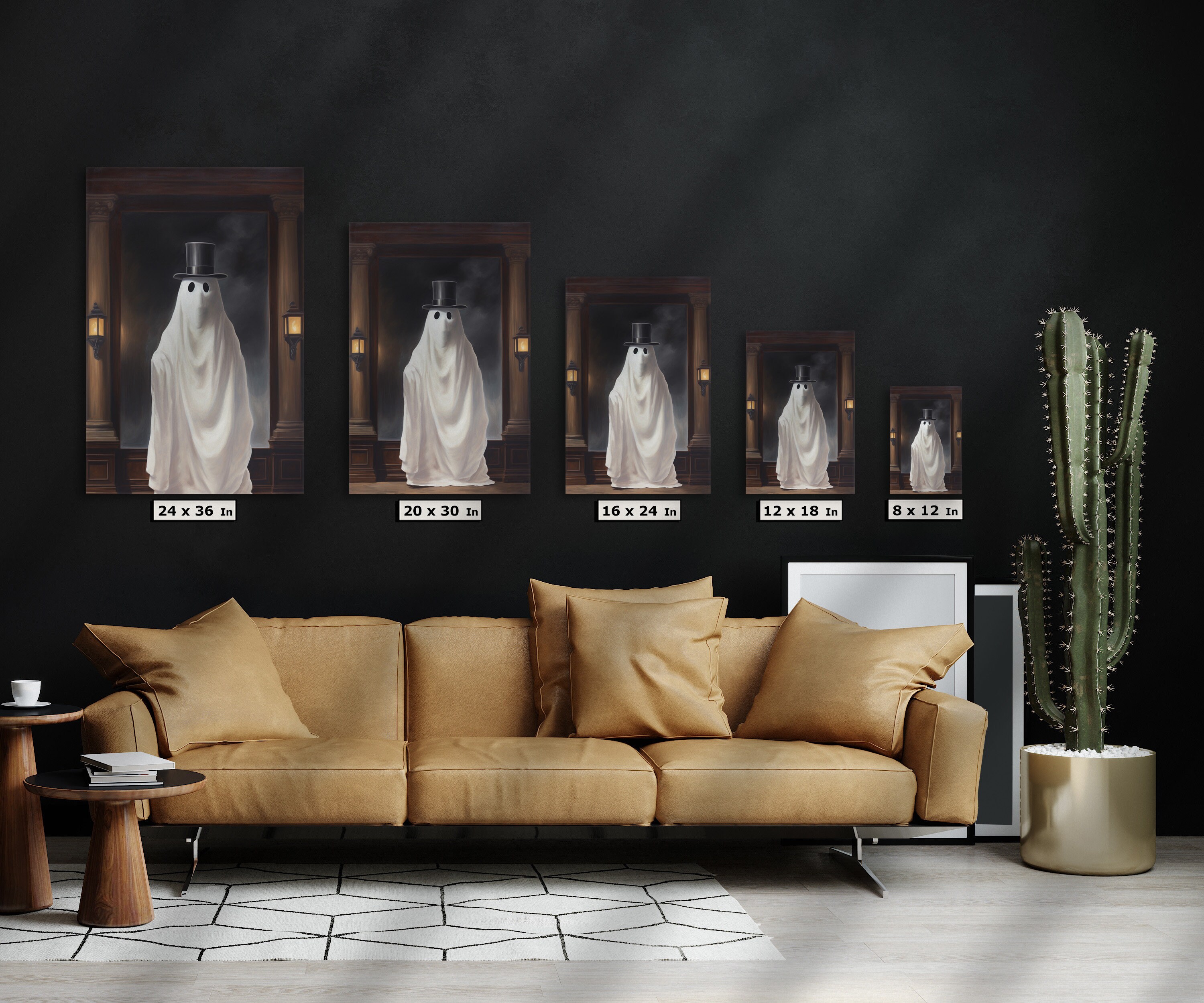 Ghost Banker Oil Painting Fine Art Print Art Poster Print - Etsy