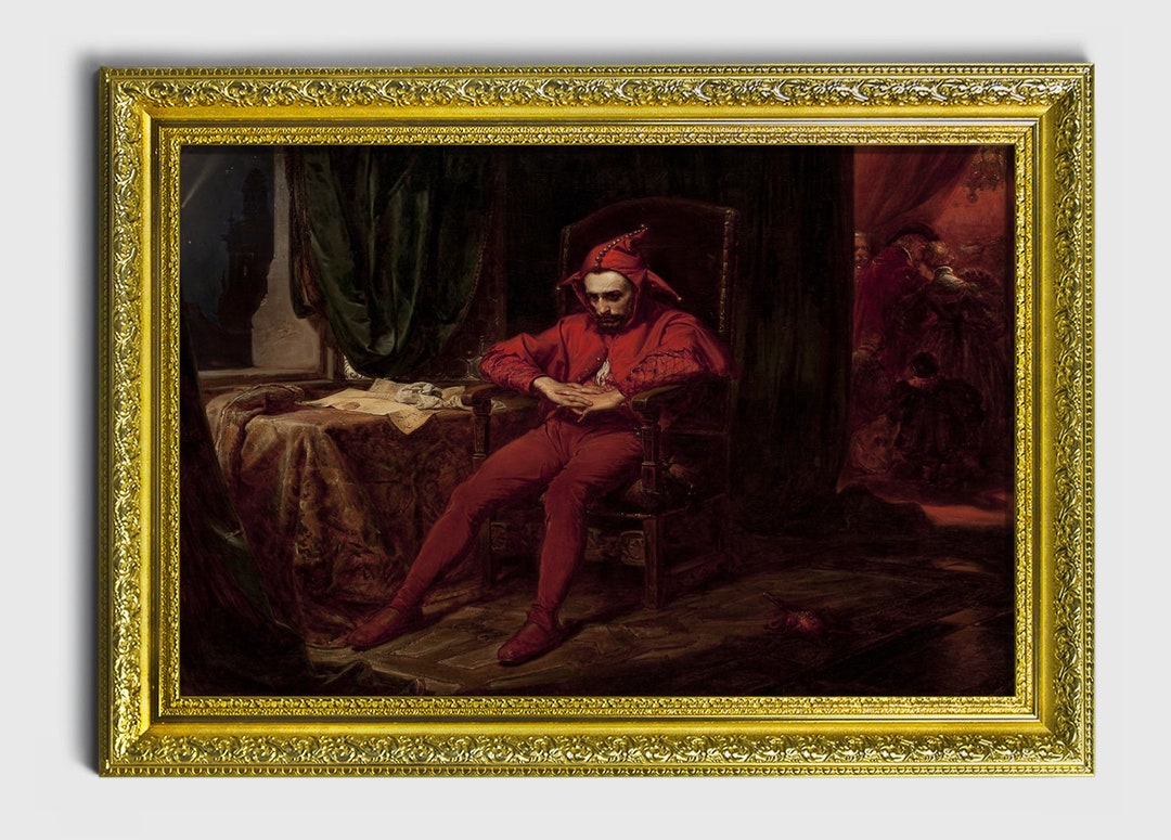 Stańczyk - Court Jester (jan Matejko 1862), Romanticism Painting ...