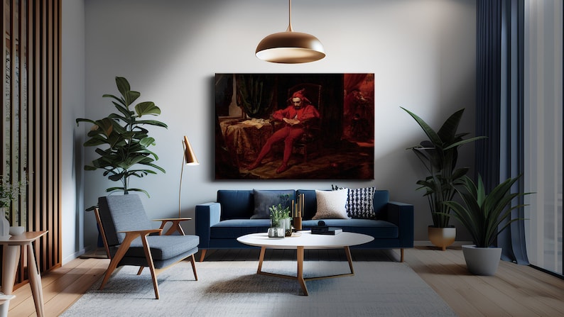 Stańczyk - Court Jester (jan Matejko 1862), Canvas Art Reproduction ...