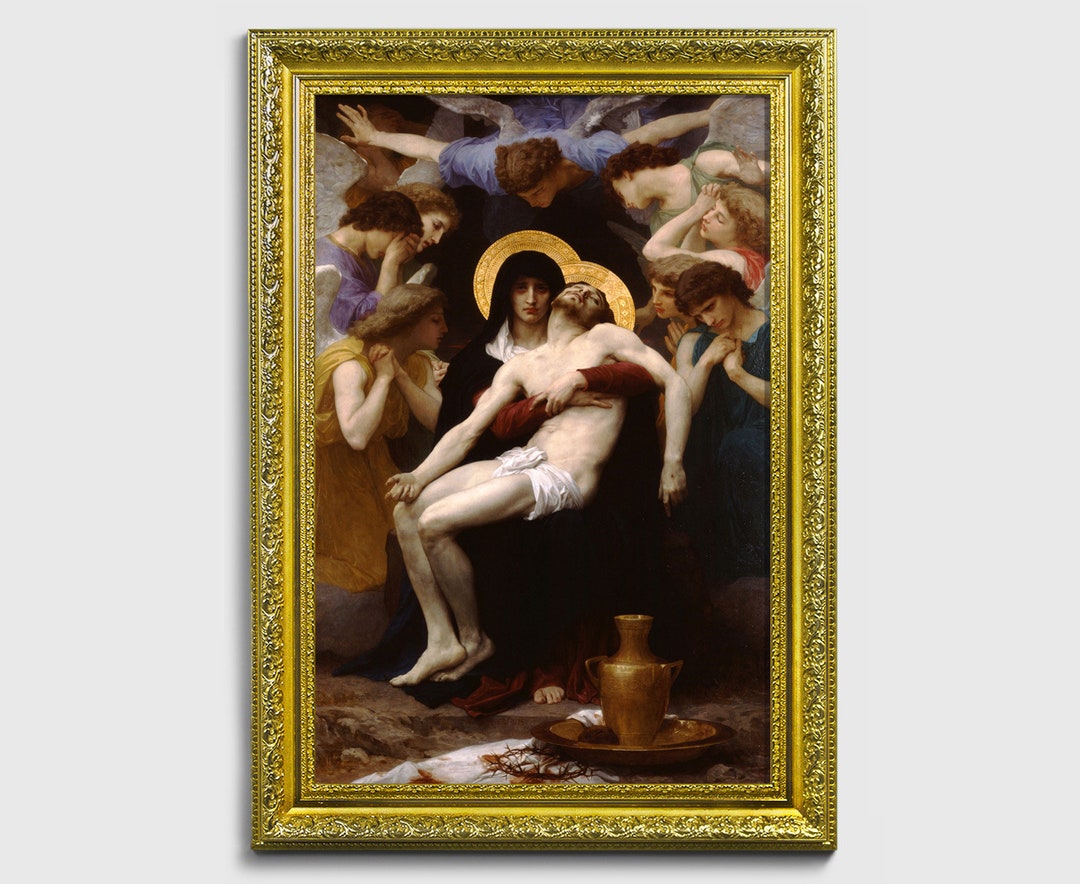Pieta by William Bouguereau, Fine Art Print, Classic Art, Religious ...