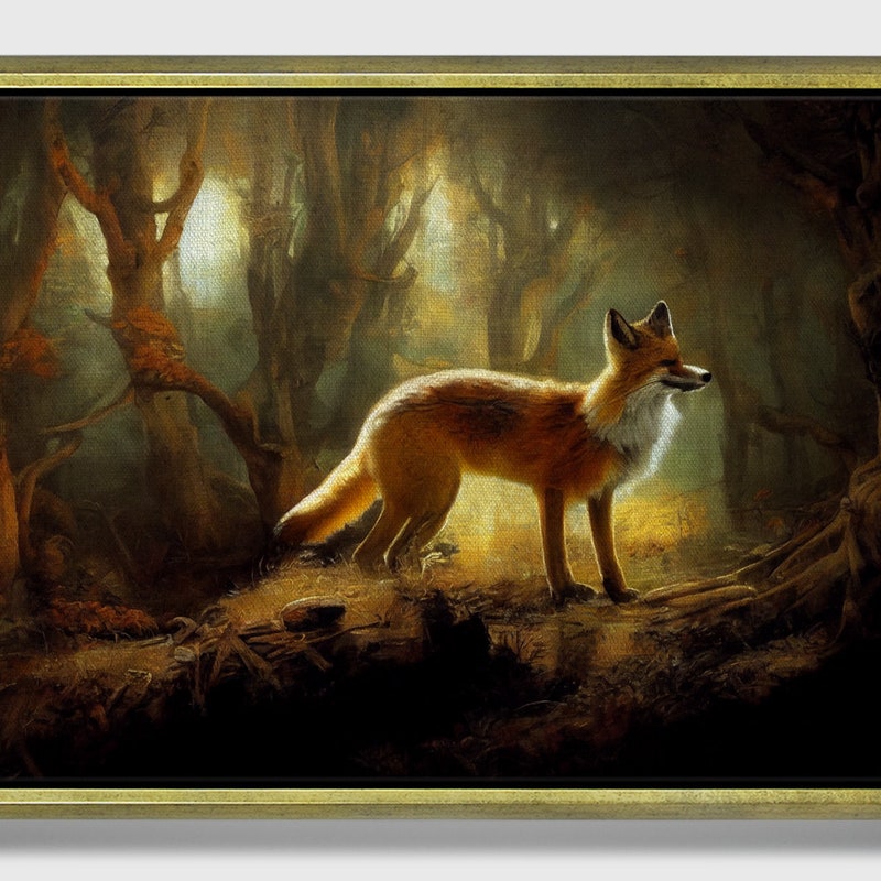 Fox Painting - Etsy