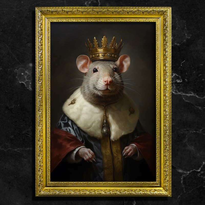 Rat Painting - Etsy