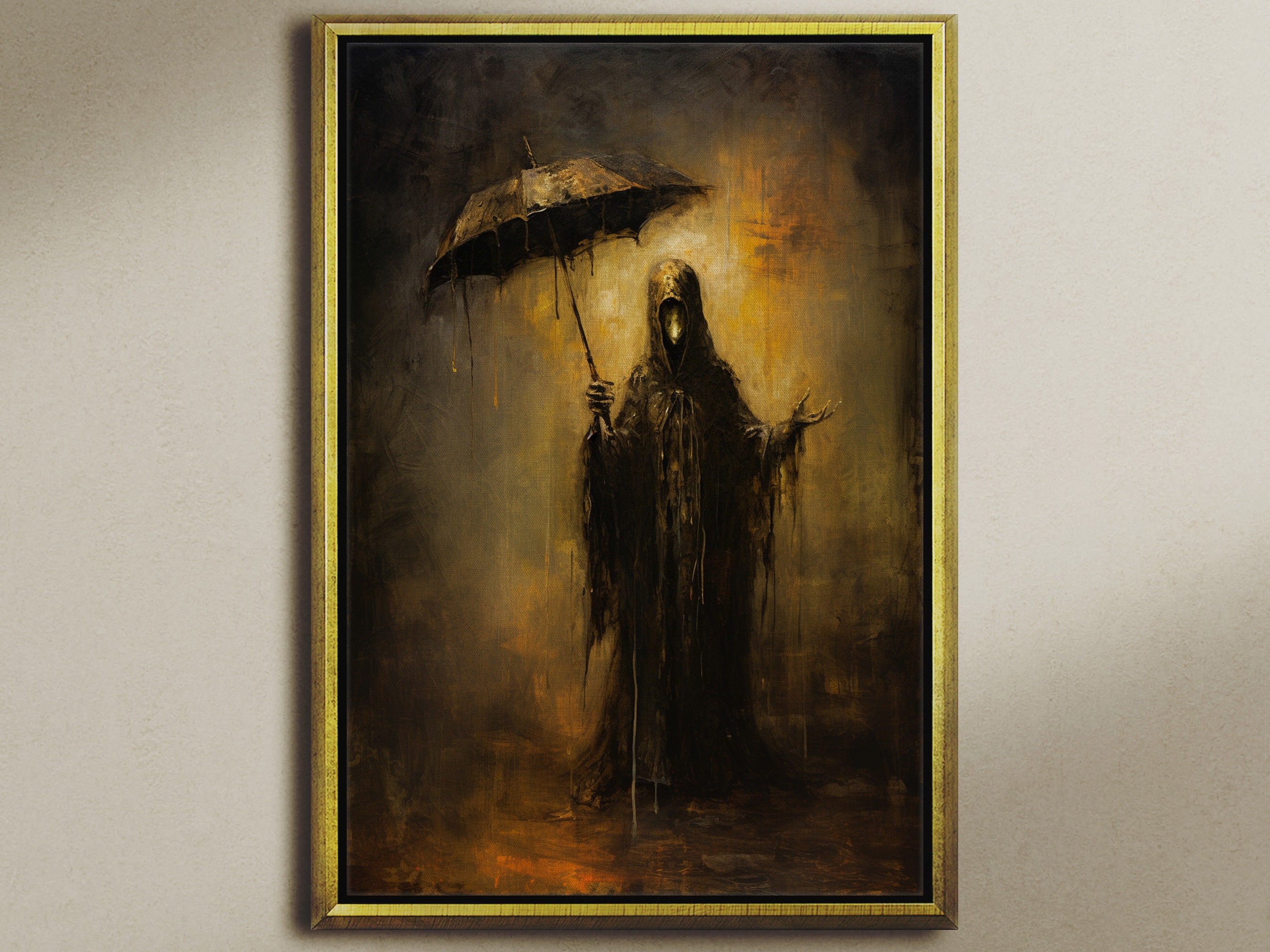 Grim Reaper Oil Painting