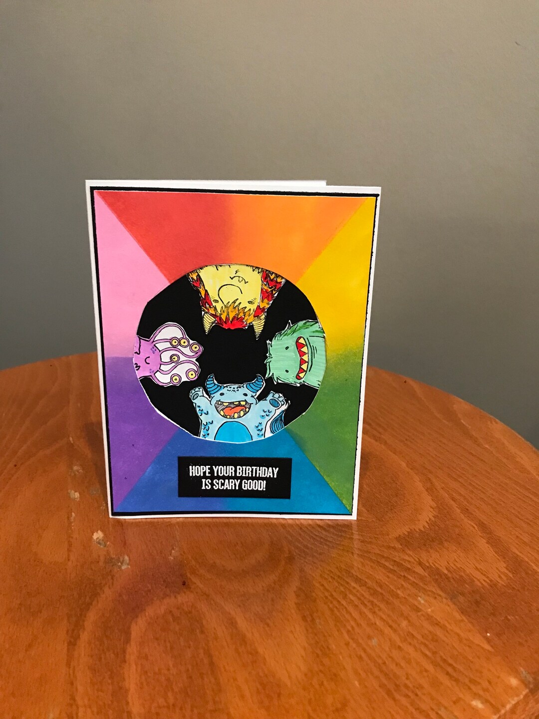 Monster Birthday Card Greeting Card, Boy or Girl Birthday Cards - Etsy