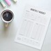 Printable Monthly Budget Digital Download - Etsy