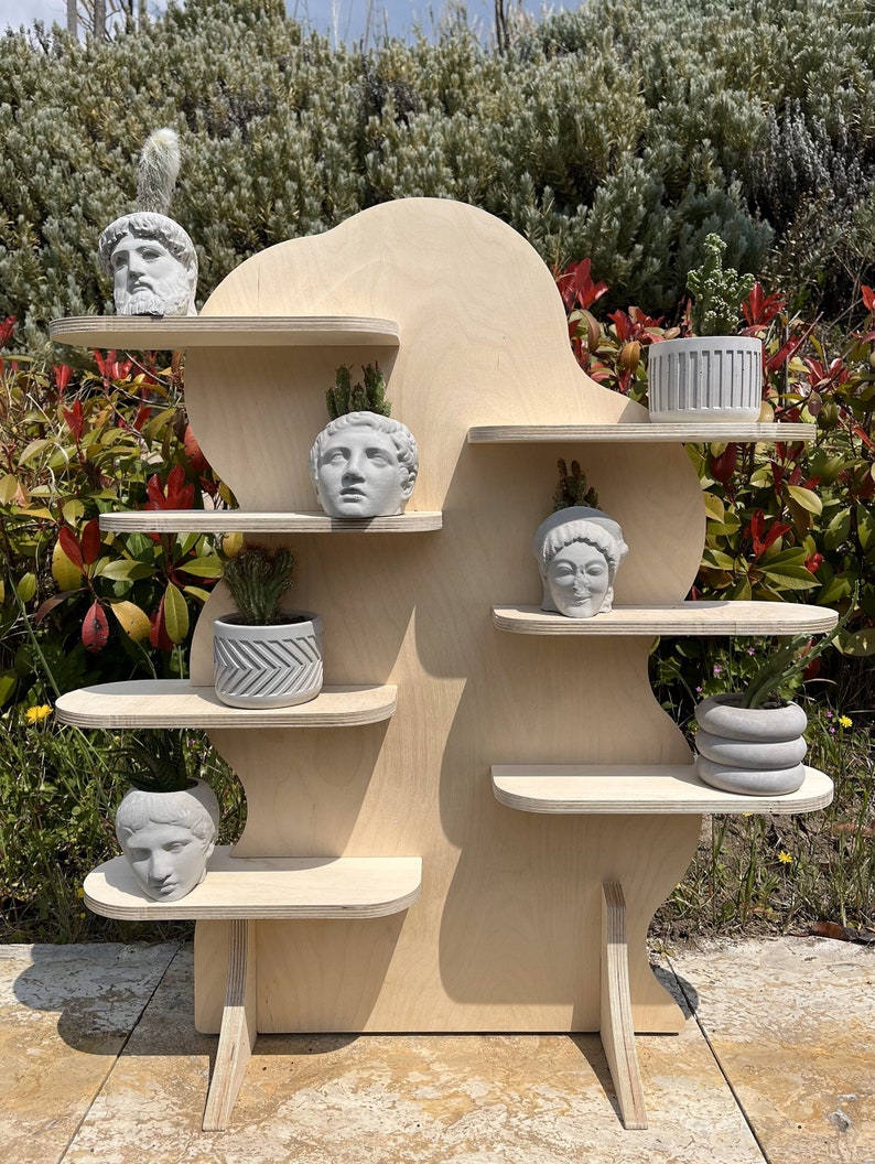 Asymmetrical Wavy Collapsible Stand Retail Display Market - Etsy