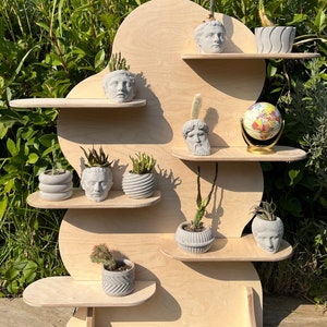 SUPERSIZE Asymmetrical Wavy Collapsible Stand, Shop Display, Market ...