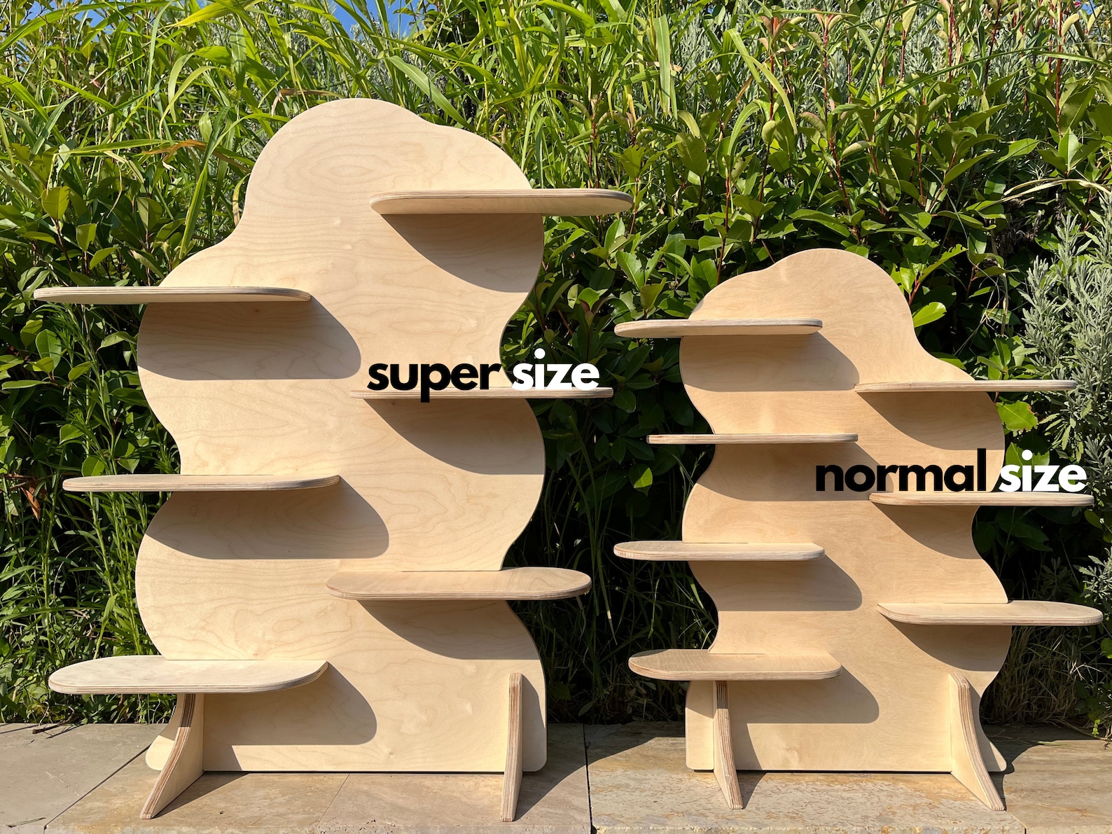 SUPERSIZE Asymmetrical Wavy Collapsible Stand Shop Display - Etsy