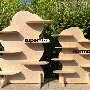 SUPERSIZE Asymmetrical Wavy Collapsible Stand, Shop Display, Market ...