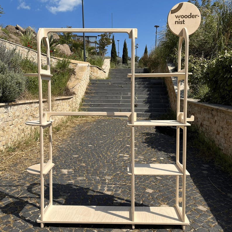 Longer Clothy Collapsible Stand, Craft Fair Display, Freestanding Shelf ...