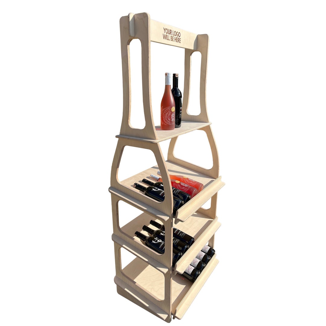 Wine Collapsible Stand, Market Display, Wine Rack, Wine Display Shelves ...