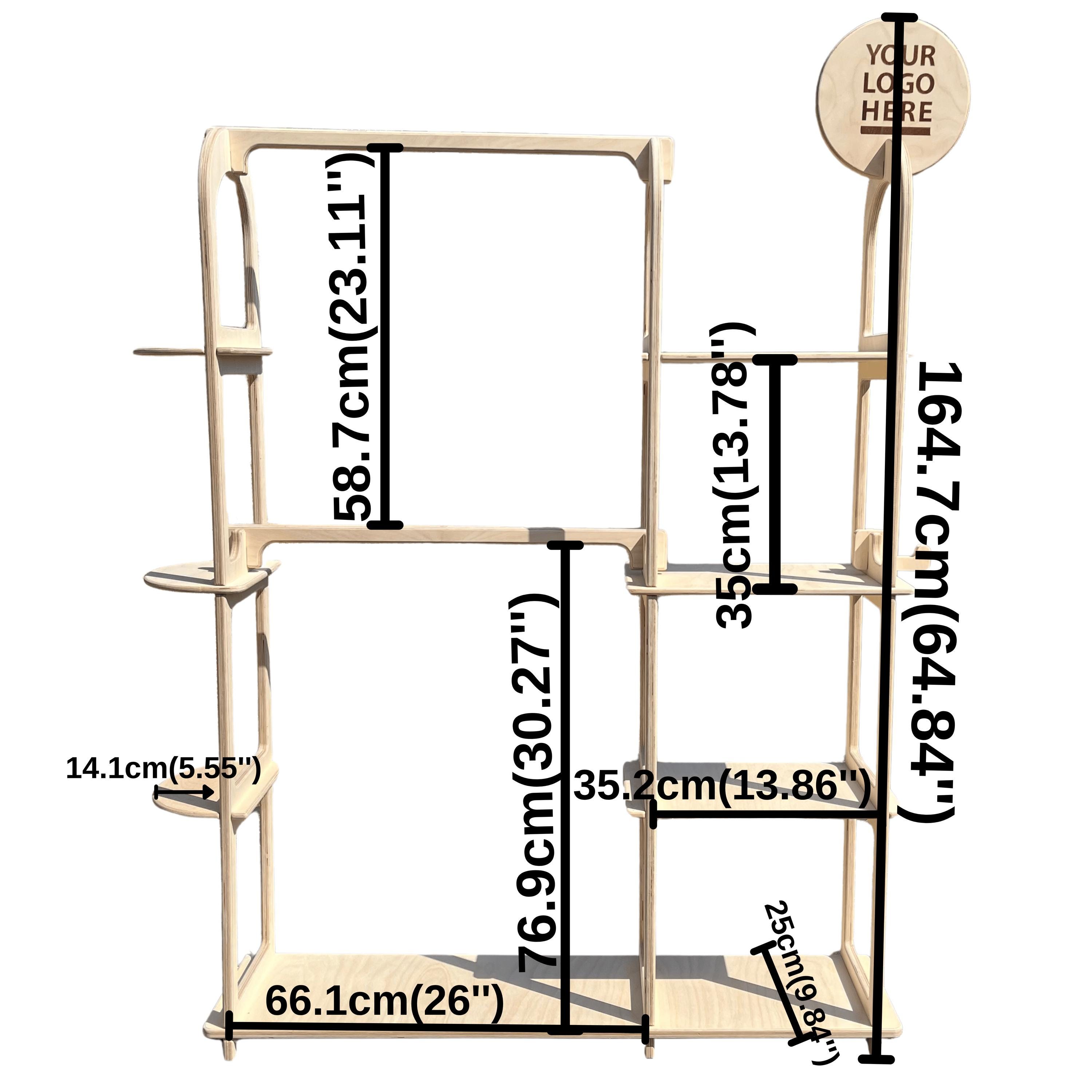 Longer Clothy Collapsible Stand, Craft Fair Display, Freestanding Shelf ...