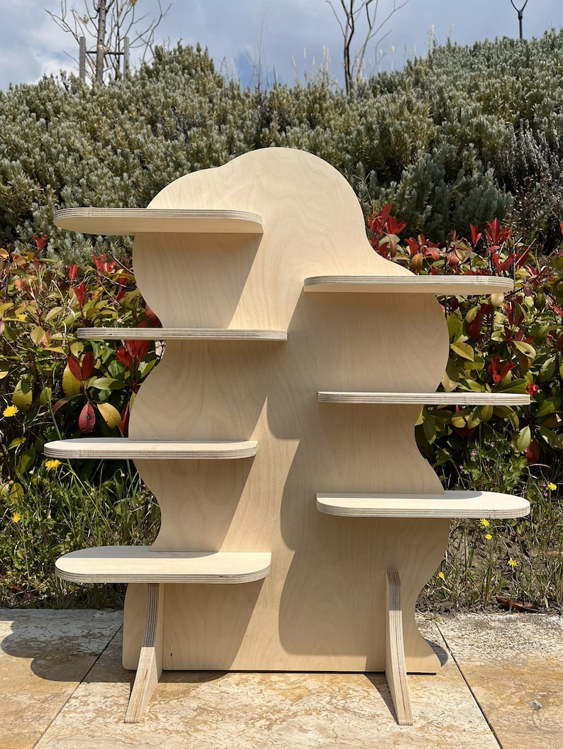 Asymmetrical Wavy Collapsible Stand Retail Display Market - Etsy