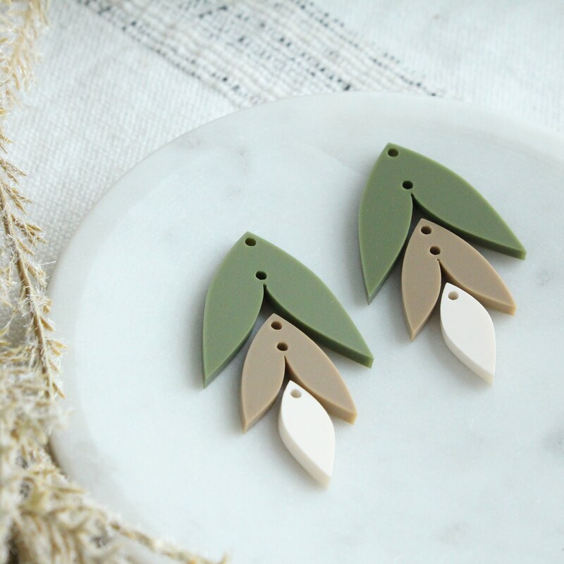 Tiered Earrings - Etsy