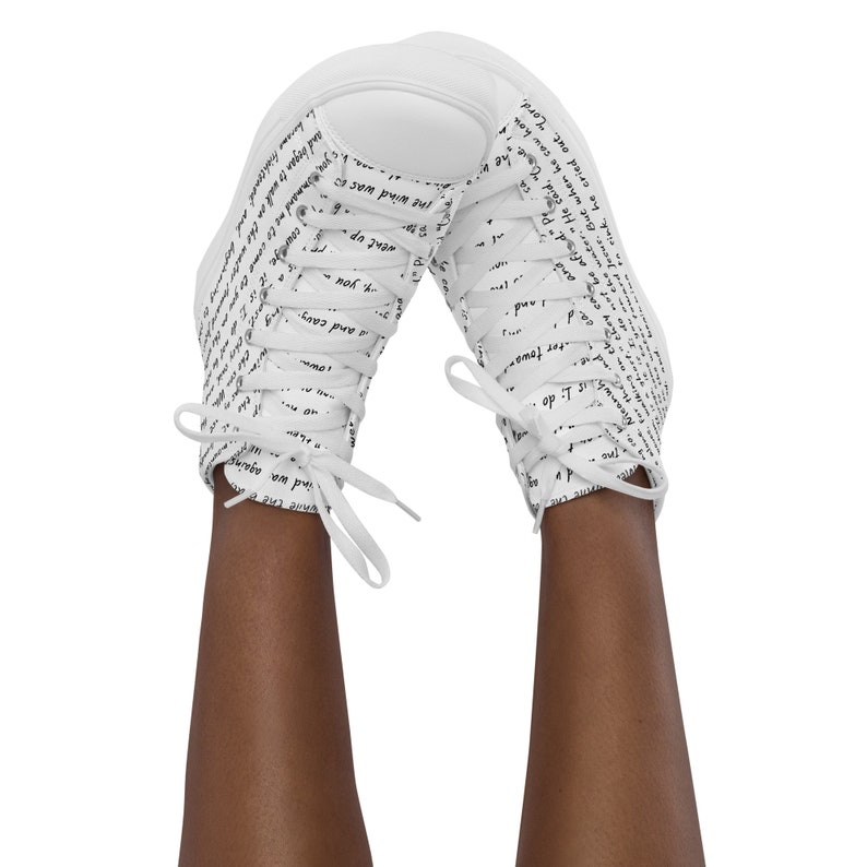 Jesus Walks on Water Scripture Shoes - Women’s Christian Catholic Bible ...