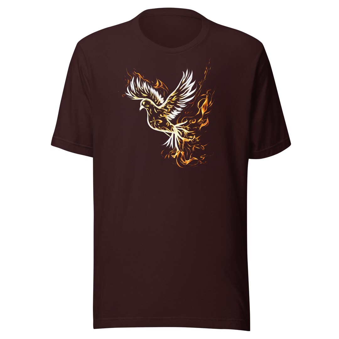Holy Spirit - Dove of Fire - Confirmation Gift - Christian Catholic Men ...