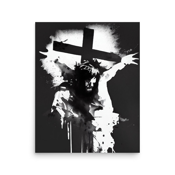 Crucifixion of Jesus Poster - Etsy