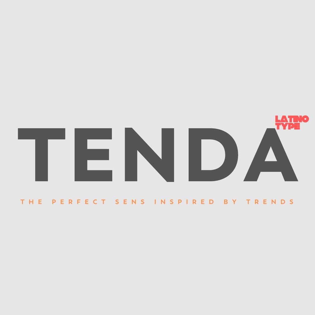 Trenda Font Collection: Modern Sans-serif Typeface - Etsy