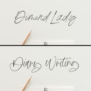 10 Signature Font Bundle, Wedding Typography, Modern Typeface, Display ...