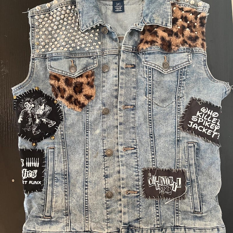Punk Vest - Etsy