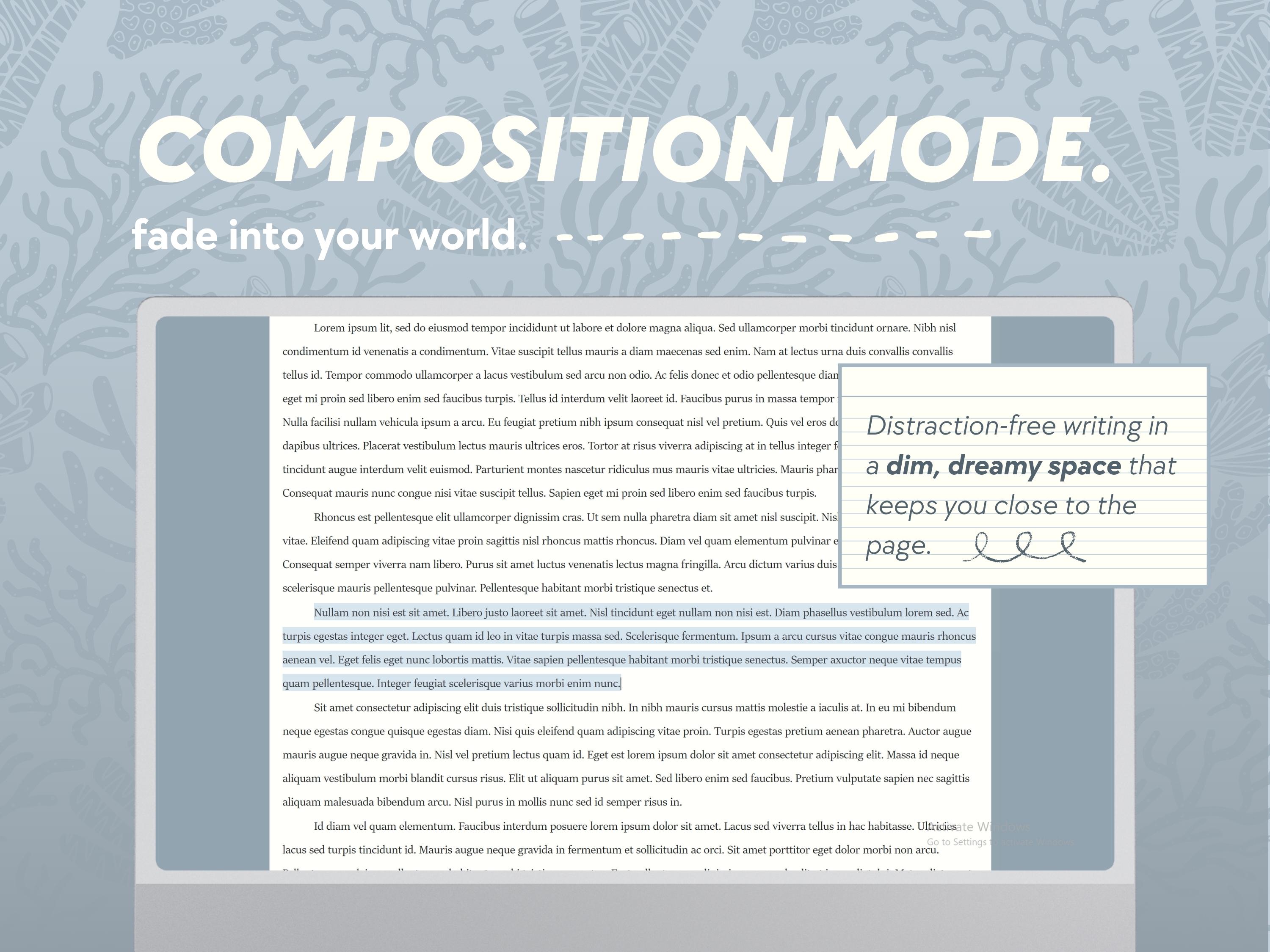 Morning Sea Scrivener Theme: Soft Blue Writing Space for Windows - Etsy