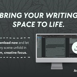 Midnight Mint Scrivener Theme for Windows (dark Mode) | Cool-toned ...
