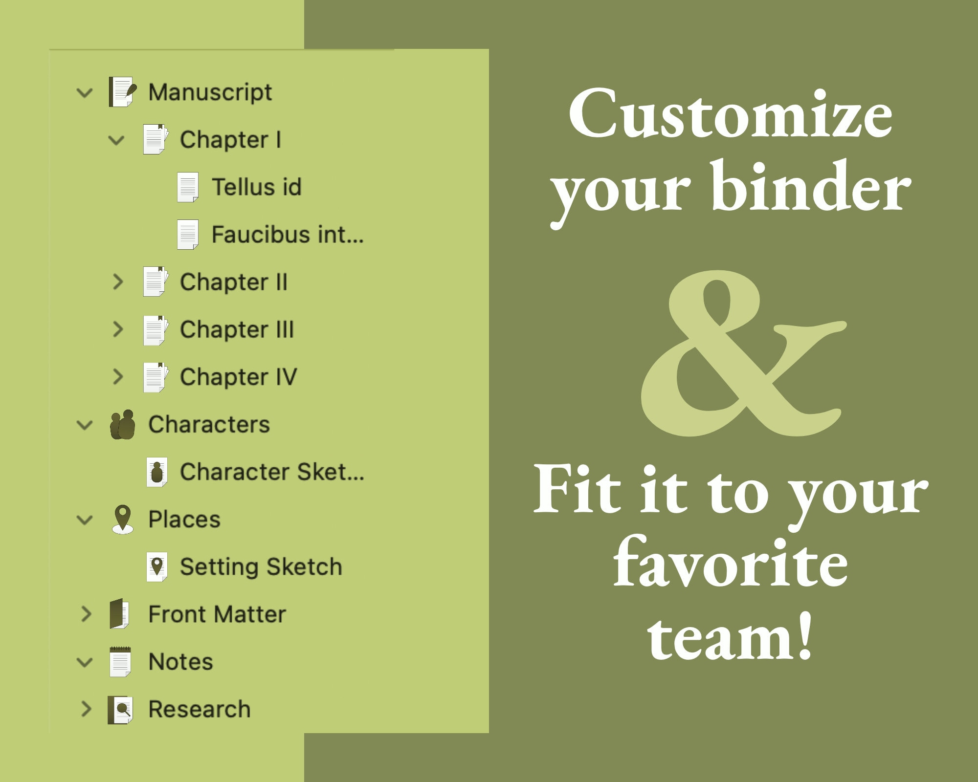 Morning Forest Scrivener Icon Bundle - Etsy