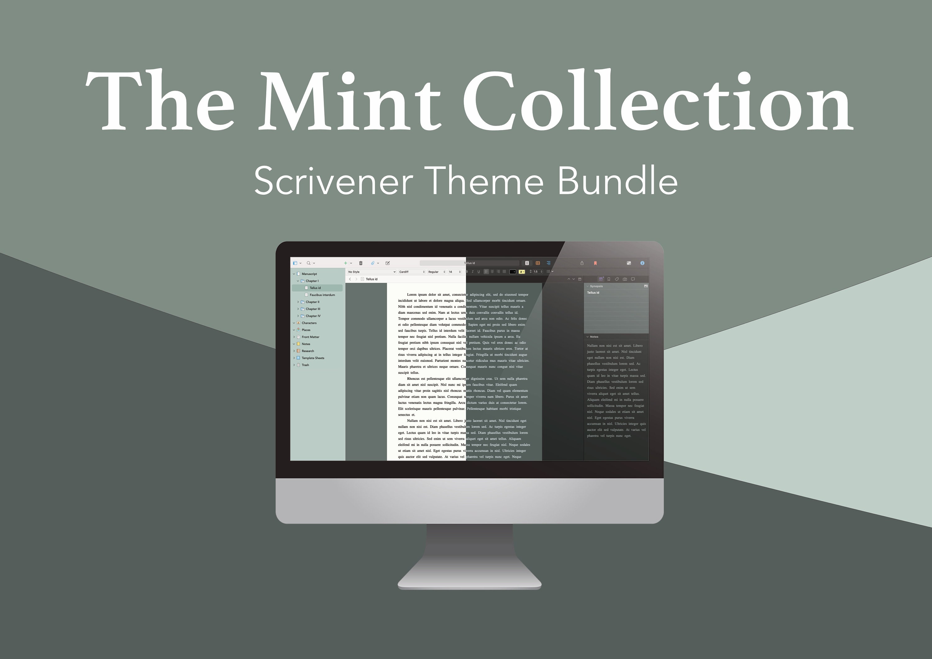 The Mint Collection (scrivener Theme Bundle) - Etsy