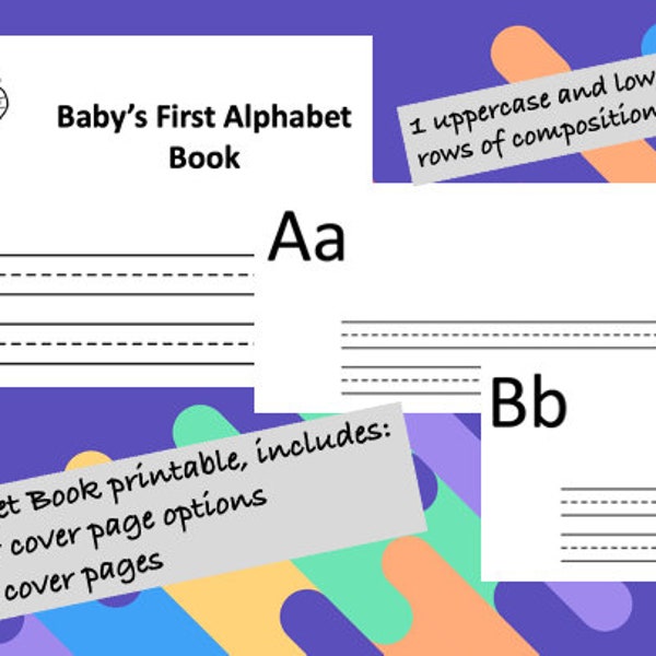 Blank Alphabet Book – Baby - Etsy