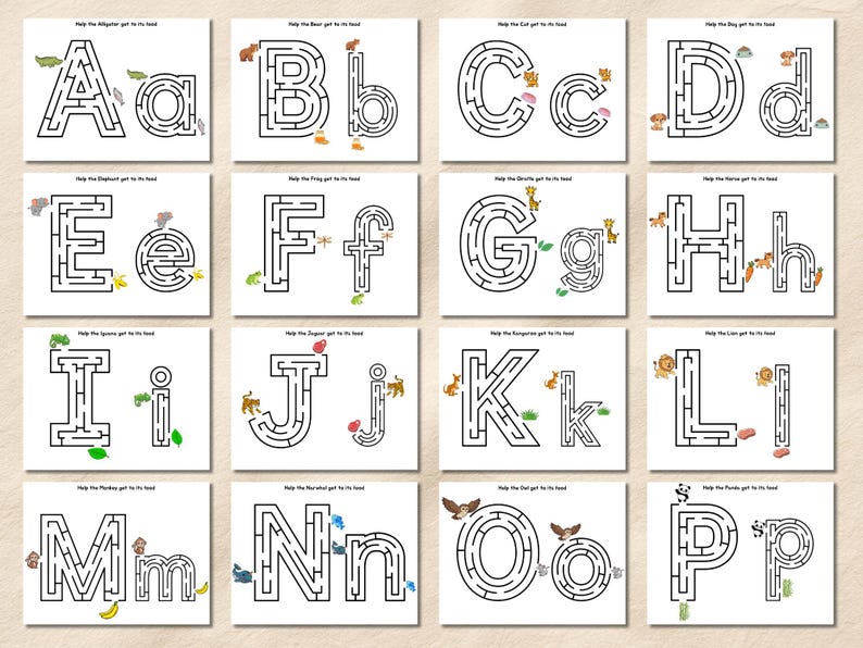 Printable Numbers Maze Worksheets for Kids, Labyrinth Easy Mazes ...