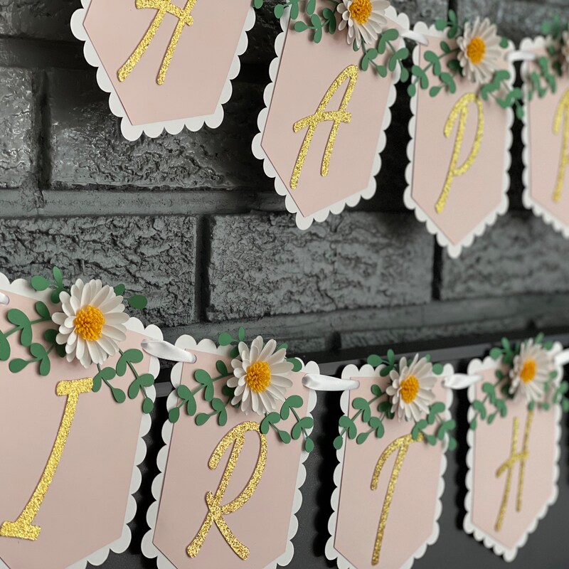 Floral Banner - Etsy