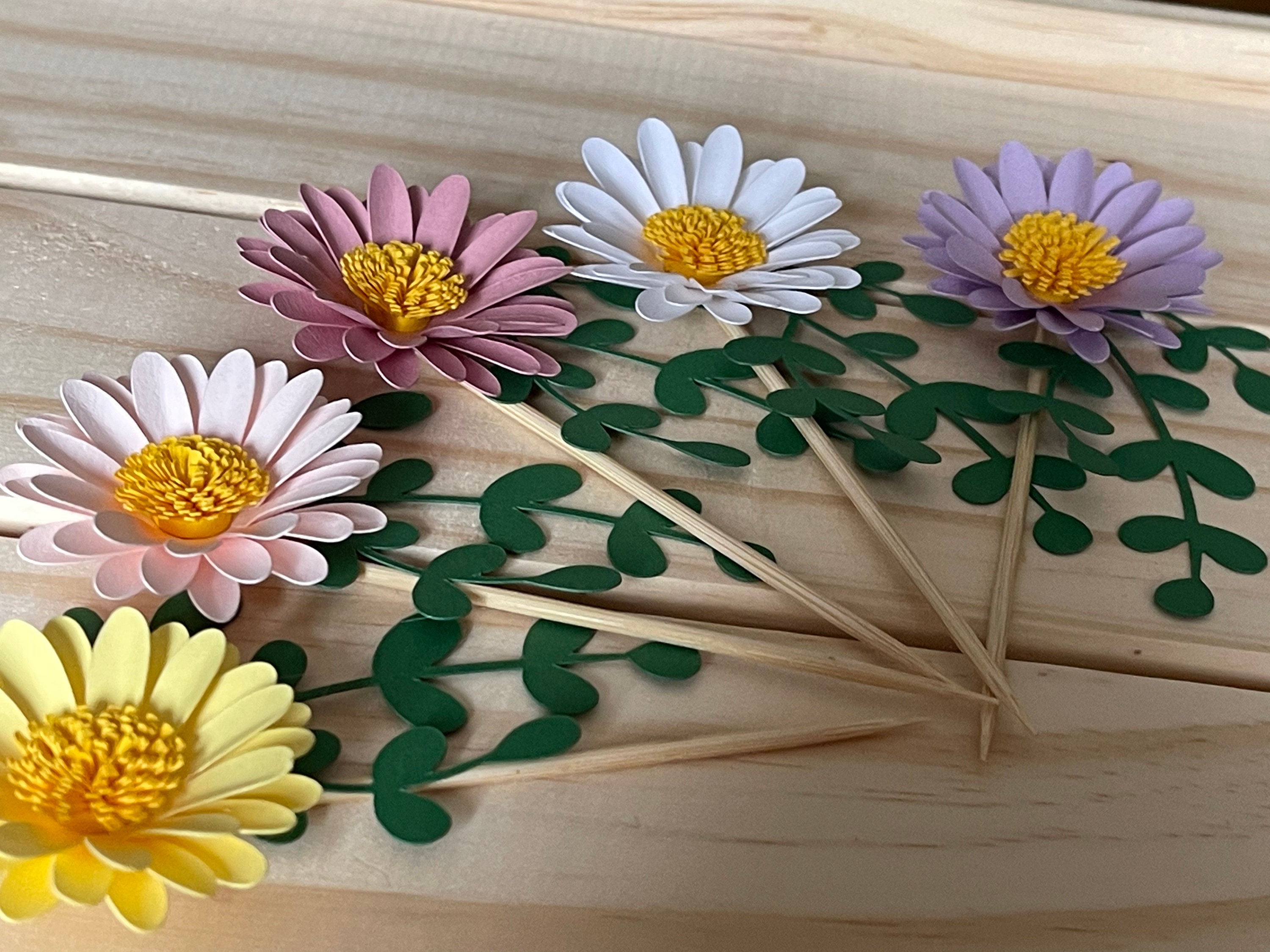 Daisy Cake Topper - Flower Cake Topper - Birthday Decor - Decoration ...