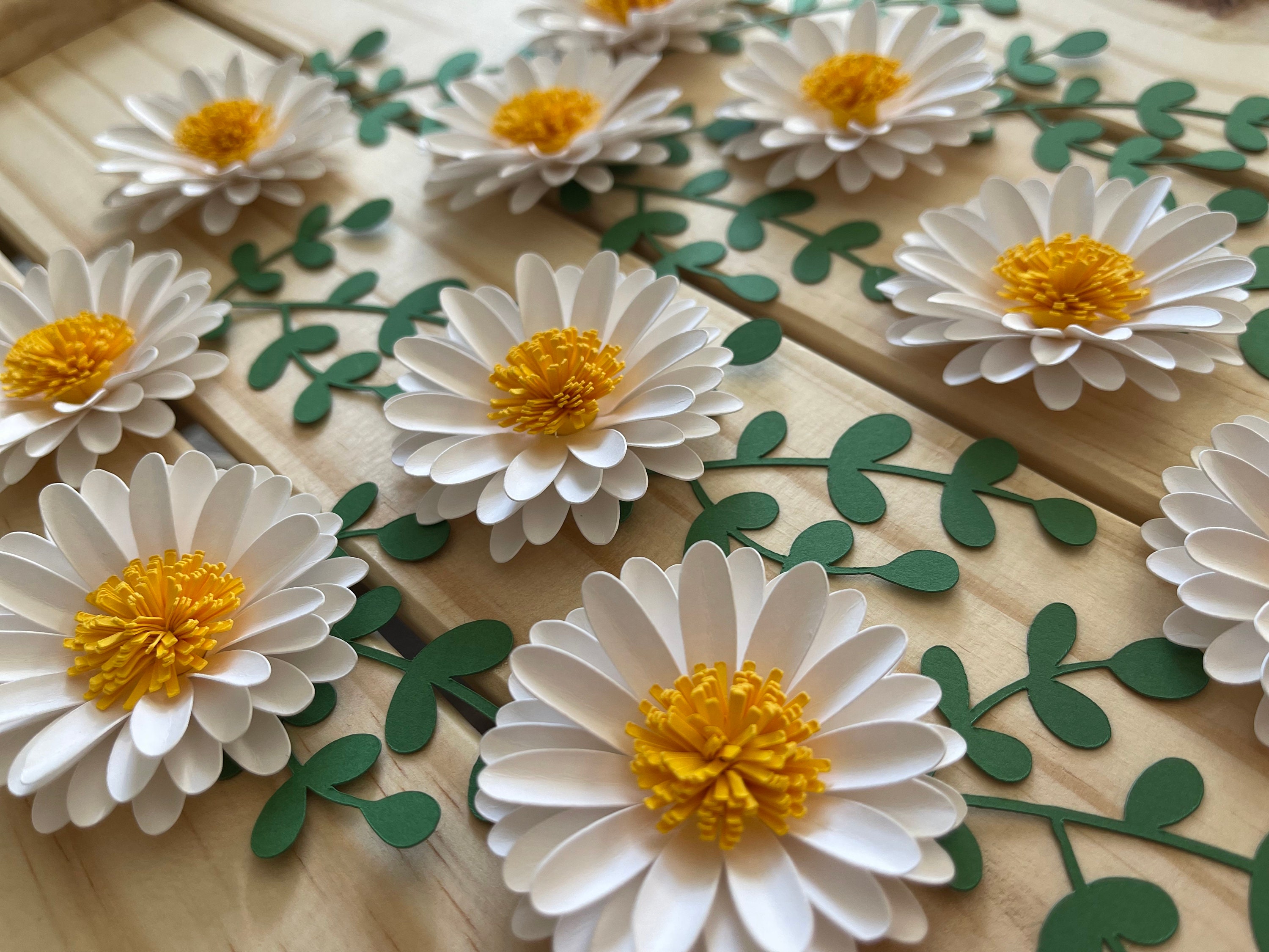 Daisy, Floral Centerpieces, Dessert Table Decor, Baby Shower Decor ...