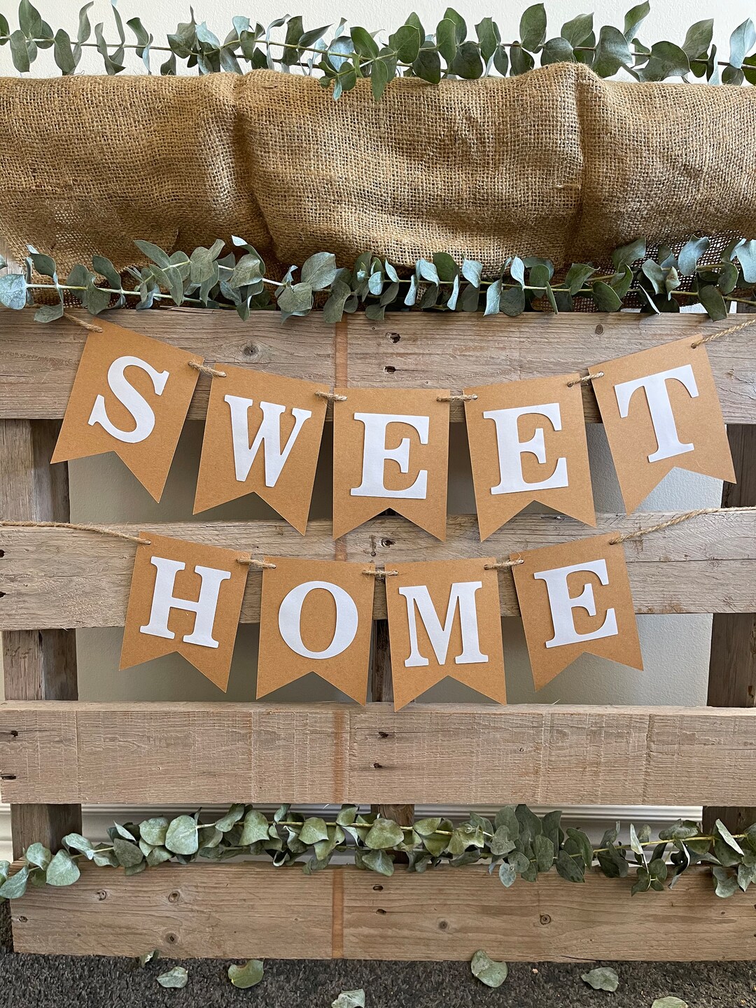 Sweet Home, Homecoming Party Banner, Welcome Home Sign, Deployment ...