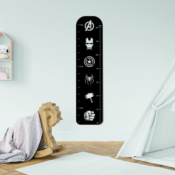 Avengers Chart Ruler - Etsy