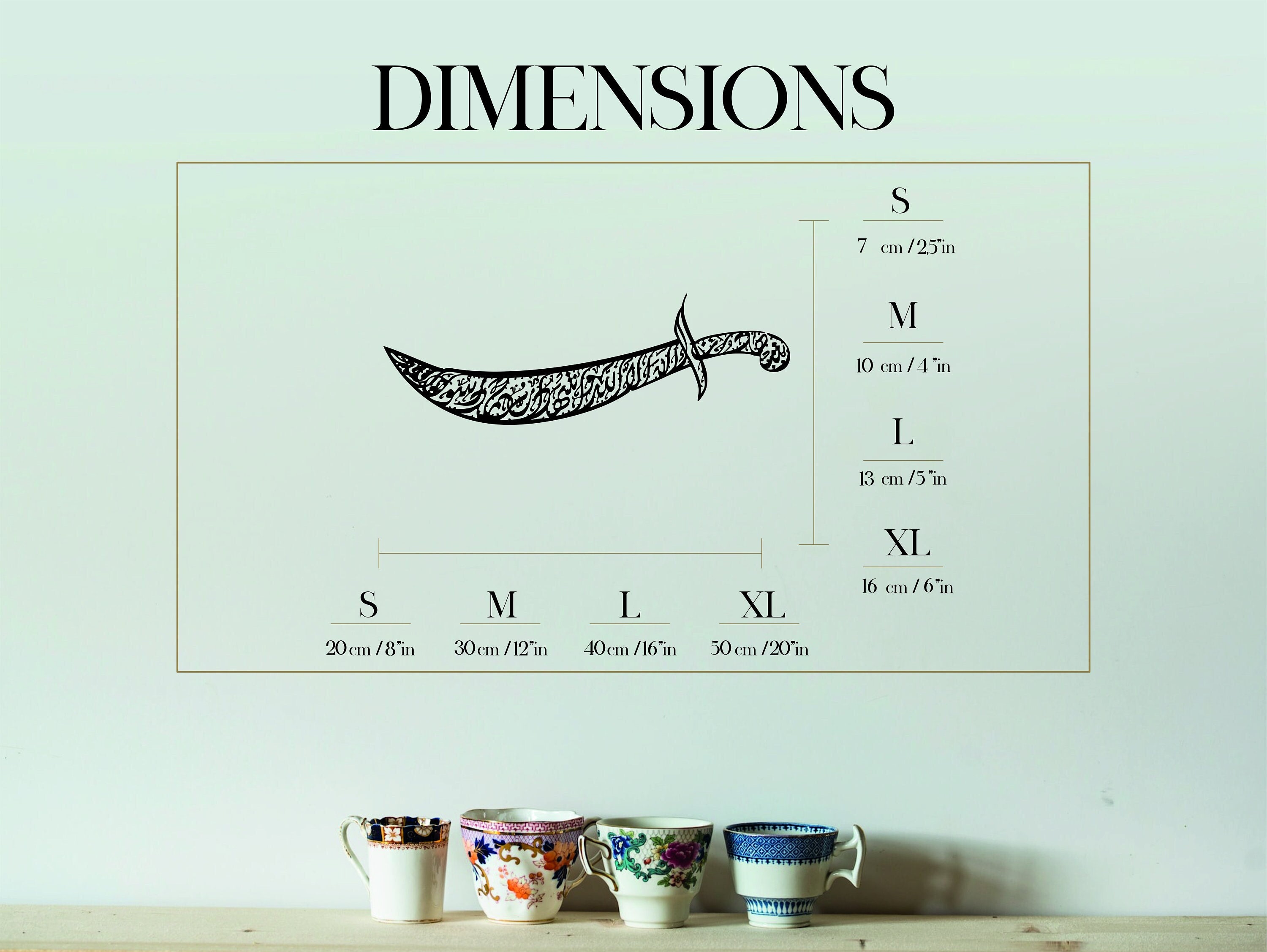 Islamic Sword Wall Decor Sword of Hazrat Ali Islamic Wall Decor Arabic ...