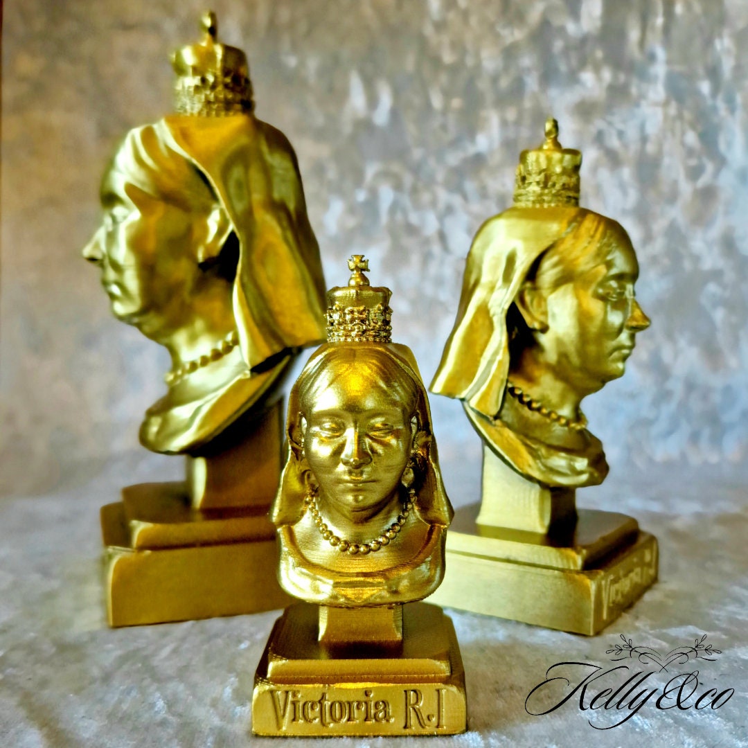 Bust of Her Majesty Queen Victoria. 3D Printed Royal Statue ...