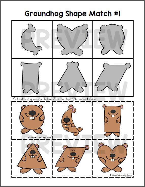 Hojas De Trabajo Del Día De La Marmota, Cuarto Grado