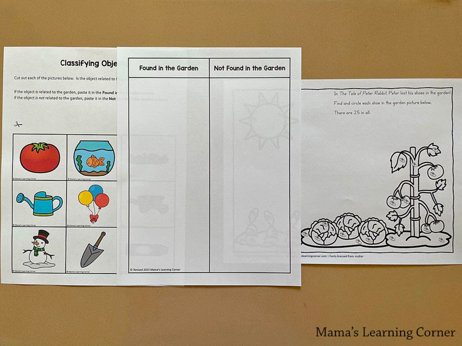 The Tale of Peter Rabbit Activities for Kindergarten and First Grade - Etsy