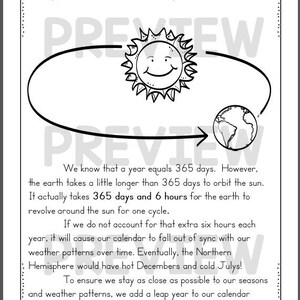 Leap Year 2024 Coloring Pages - Etsy