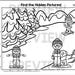 Winter Hidden Pictures Worksheets Seek and Find Objects - Etsy