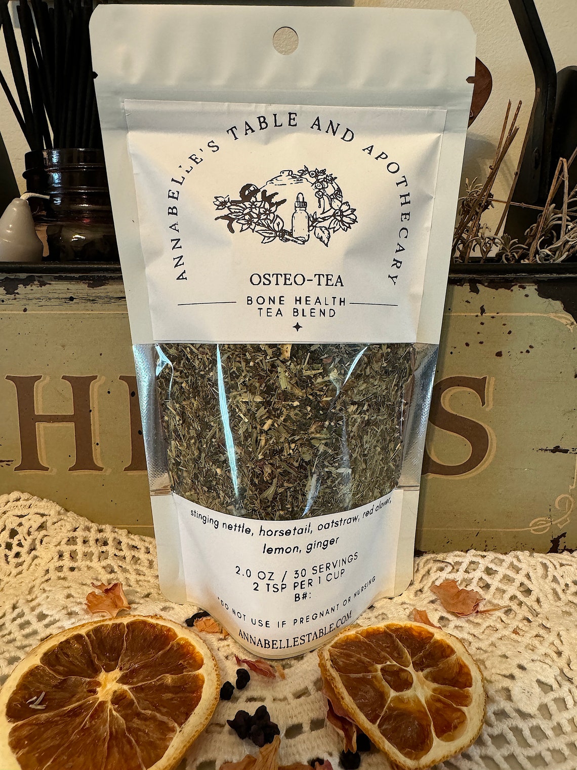 Organic Osteo-tea Bone Building Herbal Tea Blend - Etsy