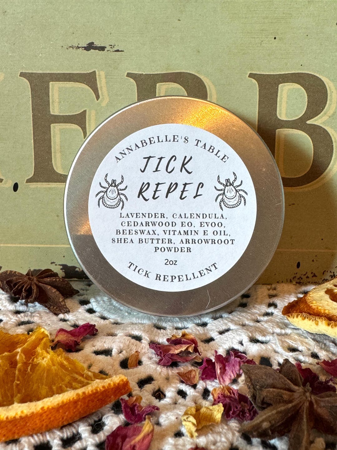 Natural Organic Herbal Tick Repellent Salve - Etsy