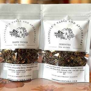 Herbal Tea Blend Variety Sampler Gift Box for Tea Lovers Eight ...