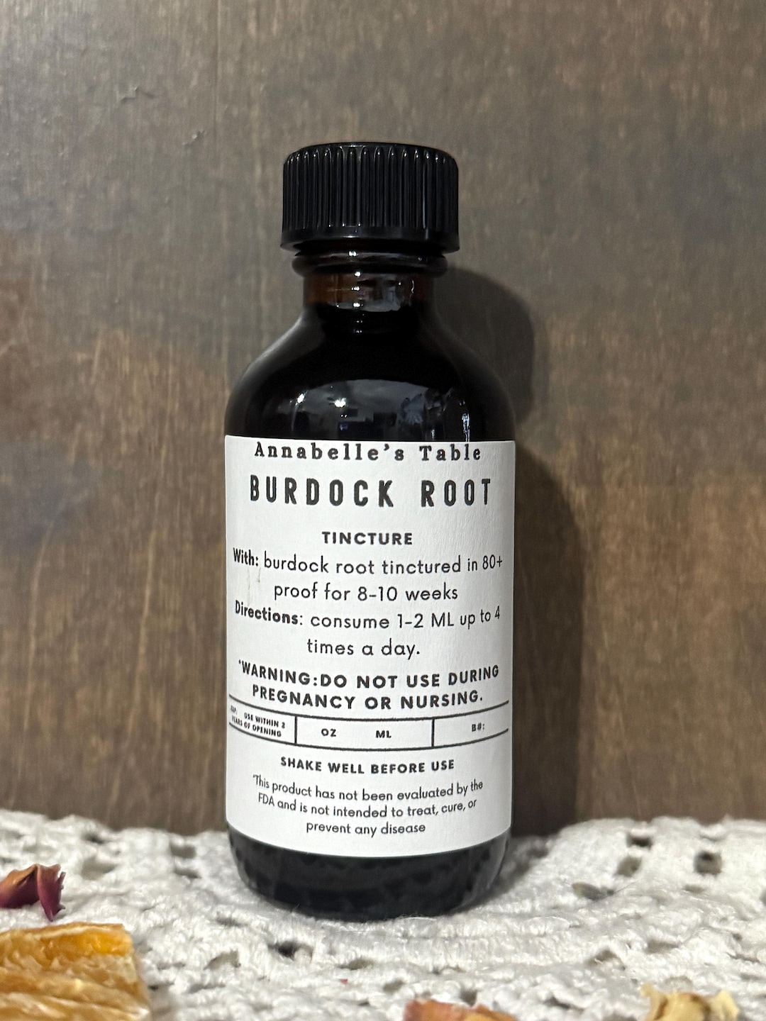 Burdock Root Tincture Natural Organic Product - Etsy