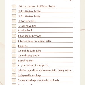 Herbal Apothecary DIY Kit for Beginners Make Your Own Herbal Tea ...