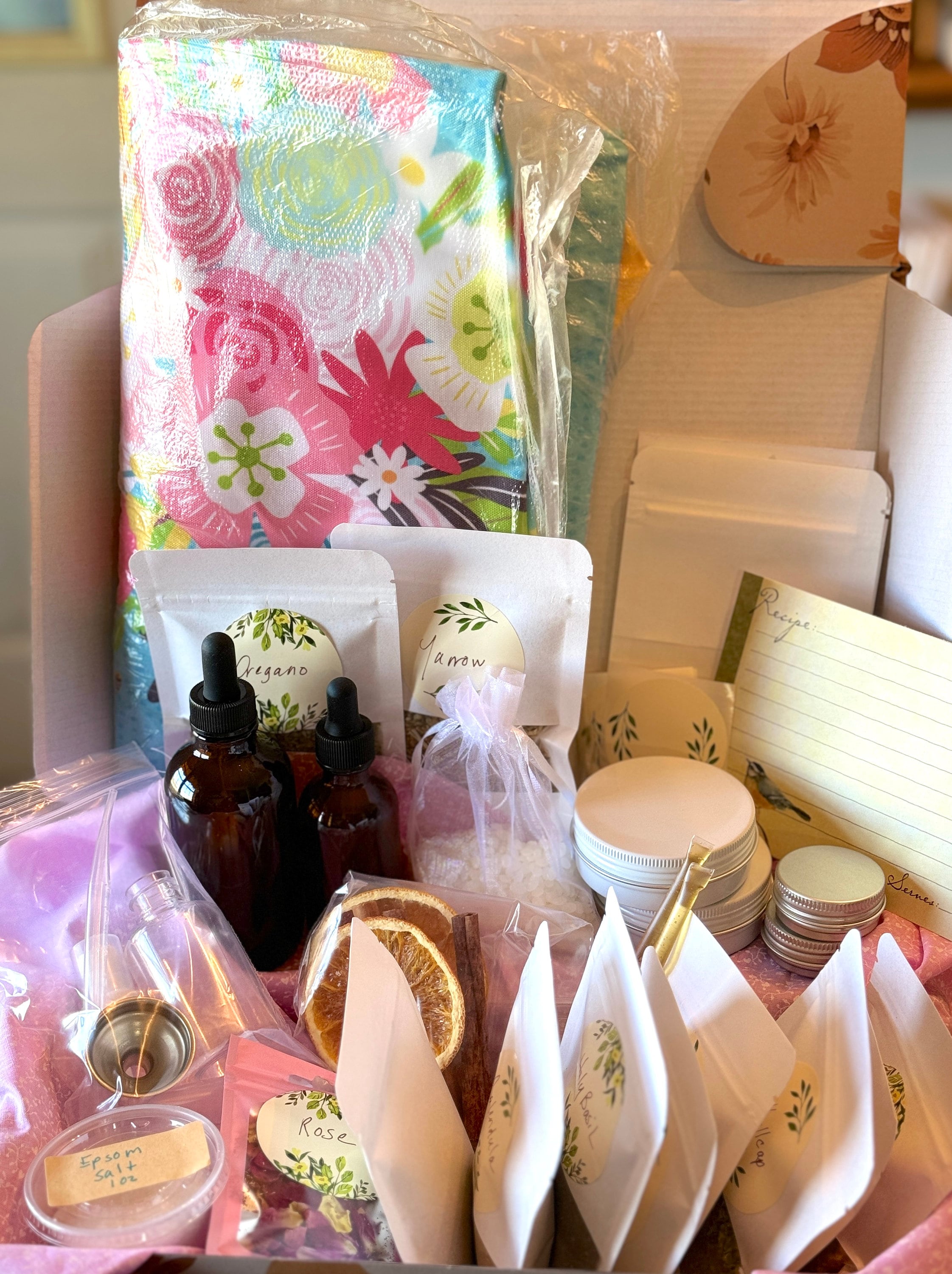 Herbal Apothecary DIY Kit for Beginners Make Your Own Herbal Tea ...